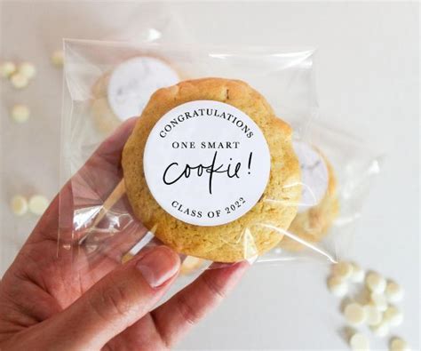 Custom Printed Cookie Labels Personalized Cookie Bag Label