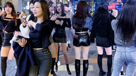4k Gangnam Street In Seoul 😎😎😎 The Spring Fashion In Gangnam Seoul