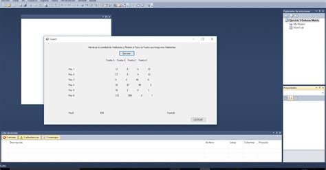 Informática Y Programación Ejercicios De Matrices 12