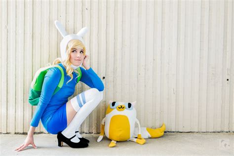 Adorable Fionna And Cake Cosplay Sci Fi Design