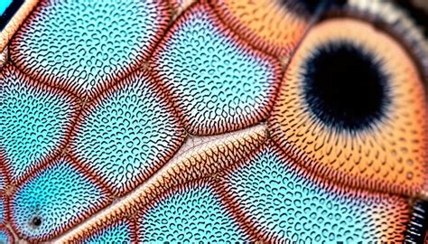 Abstract Cellular Texture Blue Organic Pattern Biology Science Stock