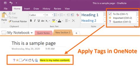 keyboard shortcuts for microsoft onenote webnots