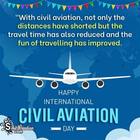 Happy International Civil Aviation Day Message Photo