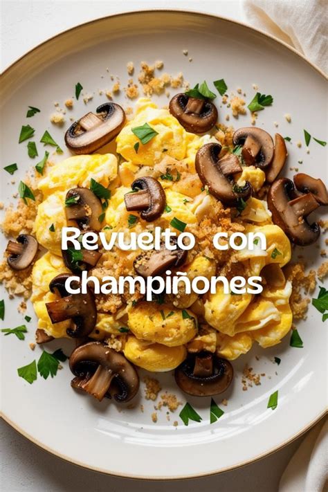 Huevos Revueltos Con Champiñones Huevo Con Champiñones Snacks