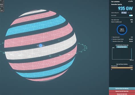 Dyson Sphere Blueprints Trans Flag Swirl