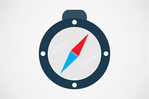 Compass Flat Icon Graphic By Graphic Nehar · Creative Fabrica