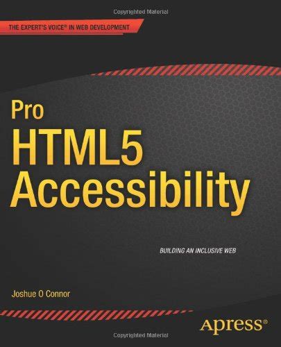 Pro Html5 Accessibility Let Me Read