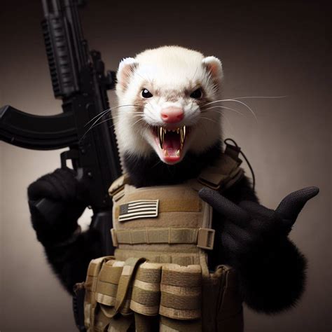 Ferret Soldier 03 By Mrpsycho2000 On Deviantart