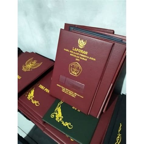 Jual Map Raport Sd Sampul Raport Sd Isi 6 Lembar Umum Shopee Indonesia