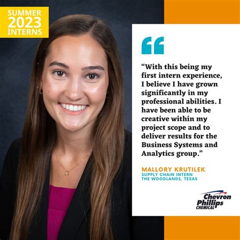 Cpchem Internship Cpchem Chevron Phillips Chemical Company