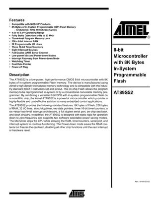 At89s52 Pdf