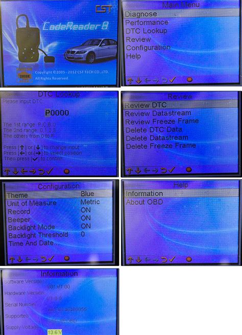 Codereader8 Cst Obdii Eobd Code Read Scanner