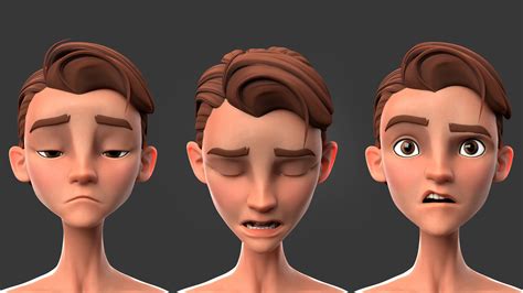 Stylized Couple Character Flippednormals