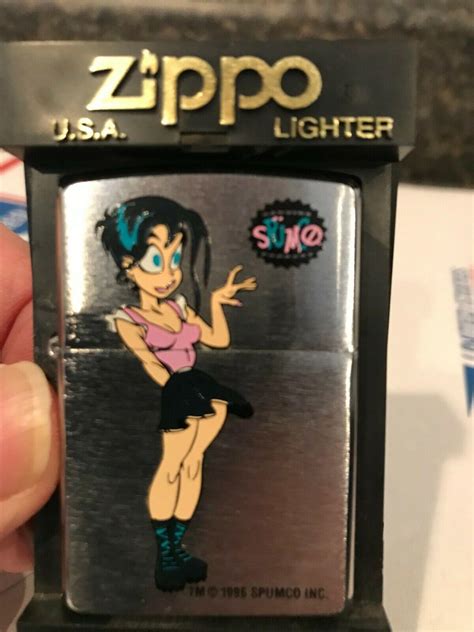 Spumco John Kricfalusi Sody Pop Zippo Lighter 1996 Ren And Stimpy Gently