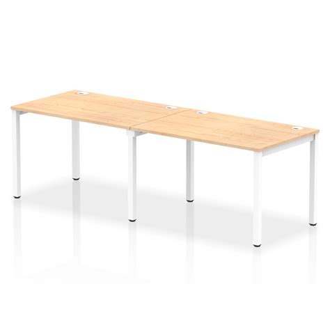 Impulse Single Row Bench Desk 2 Person Dynamic Office Solutions