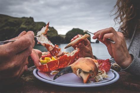 Eating Shellfish Down The Cove