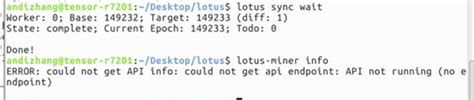 already sync but still got api problem · issue 5253 · filecoin