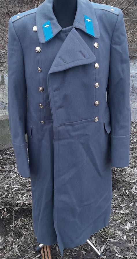 Soviet Winter Coat Lieutenant Ussr Air Force Etsy Uk