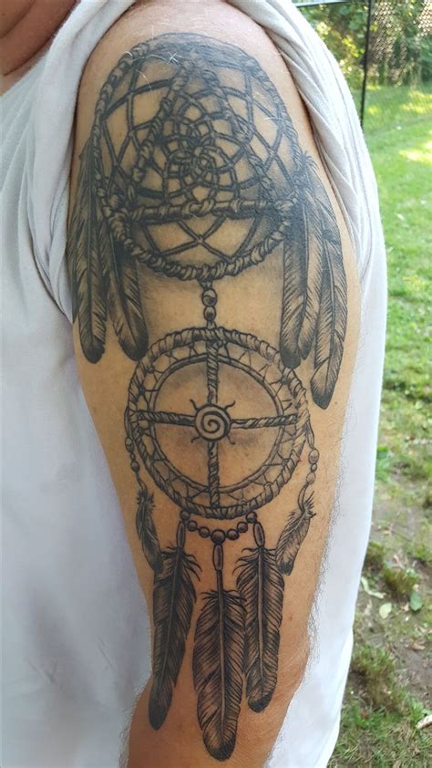 Dream Catcher Medicine Wheel Eagle Feather Tattoo Medicine Wheel