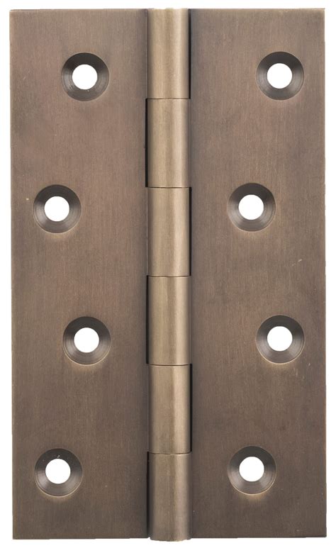 Fixed Pin Hinge H100xw60mm Antique Brass Tradco