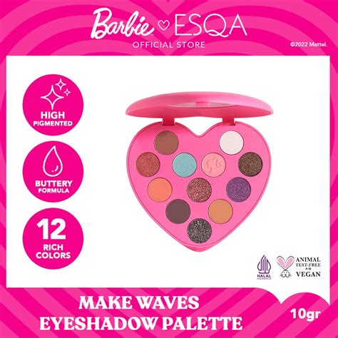 Promo Barbie X Esqa Make Waves Eyeshadow Palette Diskon 15 Di Seller Esqa Cosmetics Official
