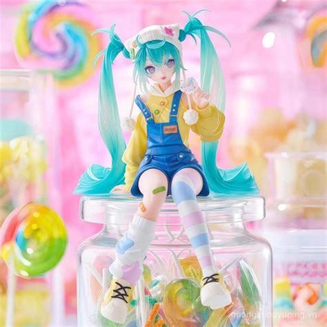 Hàng Sẵn Có Em Gái đầu Tiên Miku Candy Sweetheart Lollipop Mì ăn Liền