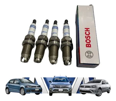 Juego De Bujias Gol G5 Saveiro Voyage 16 Bosch Cuotas Sin Interés