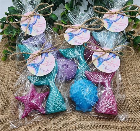 Under The Sea Mermaid Tail Soap Mermaid Party Favor Mermaid Tails Beac