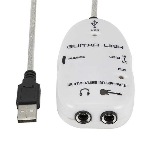 Guitar To Usb Interface Link Cable Adapter Audio Connector Recorder For Pc Computer Fruugo Uk