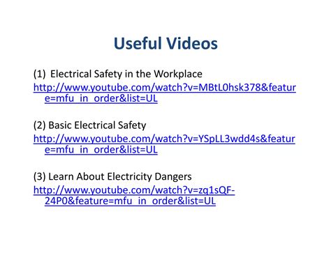 Basic Electrical Safety Pdf