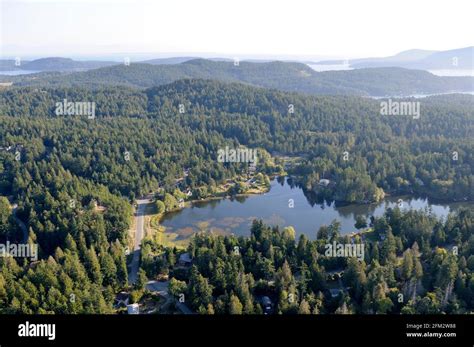 Magic Lake North Pender Island Bc Aerial Photographs Of The Southern