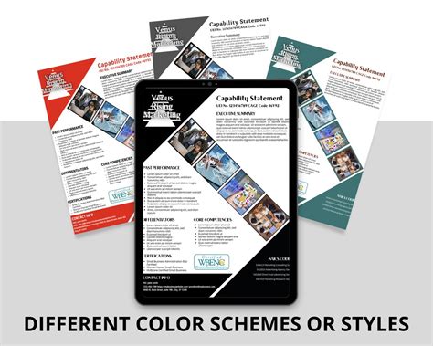 Canva Template Capability Statement Government Proposals Federal