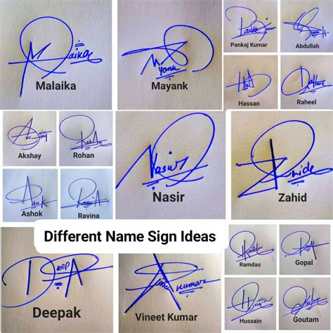 22 Handwritten Name Signature Ideas For 100 Unique Names