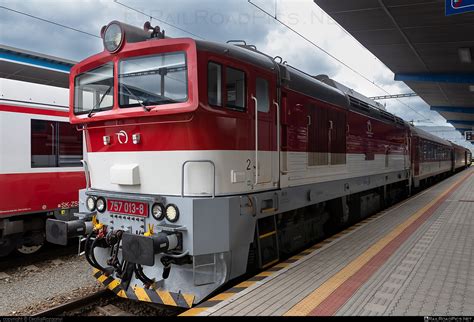 Žos Zvolen Class 757 757 013 8 Operated By Železničná Spoločnost