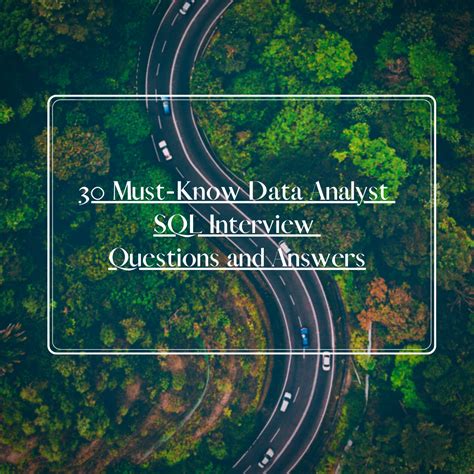 “unlocking The Data Kingdom 30 Powerful Sql Interview Questions Answers By Sajzat Hossain