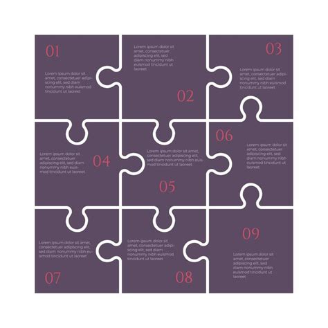 9 Piece Puzzle Vector Art Icons And Graphics For Free Download