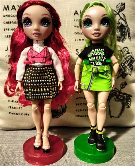 Gave Ruby And Jade Small Makeovers 🥰 Rrainbowhigh