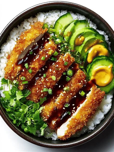 Crispy Chicken Katsu Bowls The Ultimate Comfort Food Recipe
