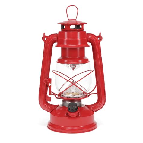 led Hurricane Lantern Red ﻿rex London