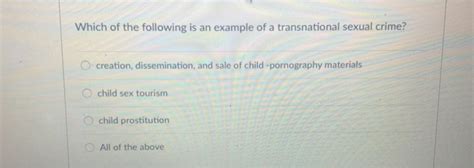 solved which of the following is an example of a