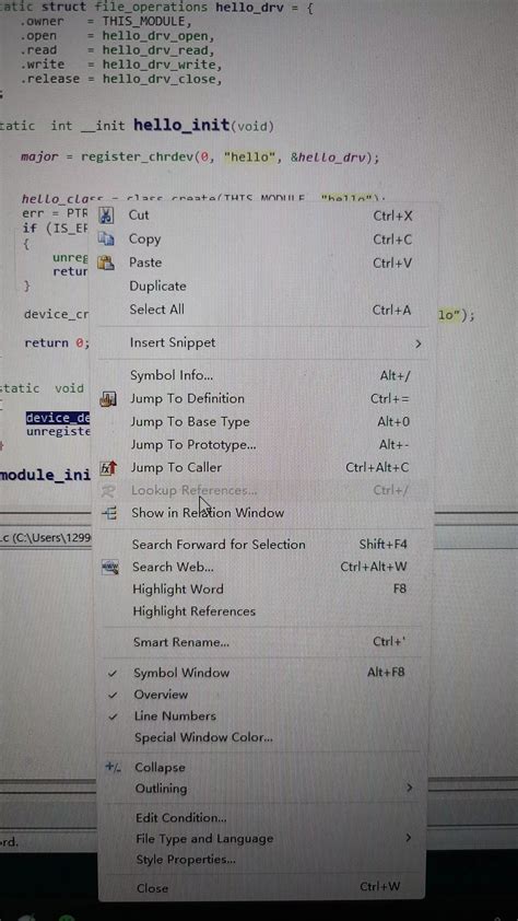 Source Insight中look Up Reference选项是灰色的 环境搭建 嵌入式开发问答社区