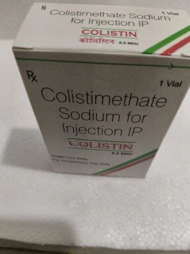 Colistin 4 5 Miu At ₹ 1000 Vial Colistimethate Sodium Injection In