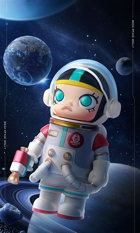 Mega珍藏系列100 Space Molly周年盲盒popmart泡泡玛特手办潮玩 淘宝网