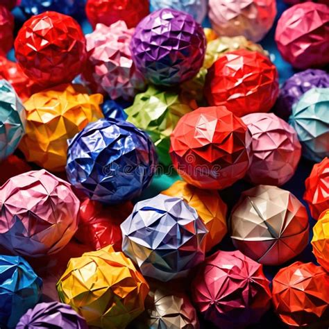 Assorted Colorful Crumpled Paper Balls Showing Diverse Discarded Ideas