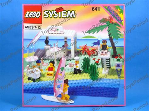 Town Theme Sets Lego 6411 Sand Dollar Cafe Vintage 1992 Paradisa