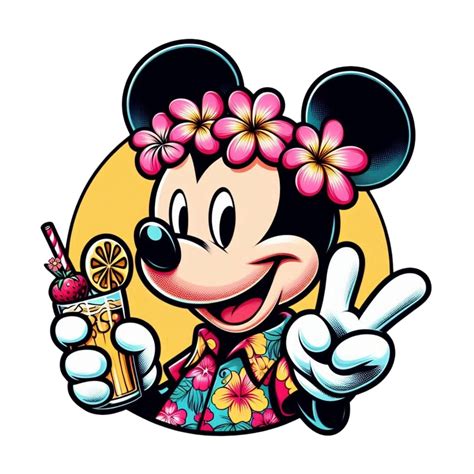 Micky Maus Hawaii Micky Maus Png Clipart Micky Maus Sommerferien