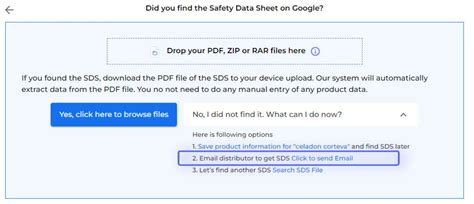 How To Automatically Email My Vendor To Request Safety Data Sheets Us