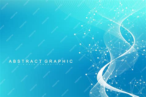 Premium Vector Geometric Abstract Background With Connected Lines And