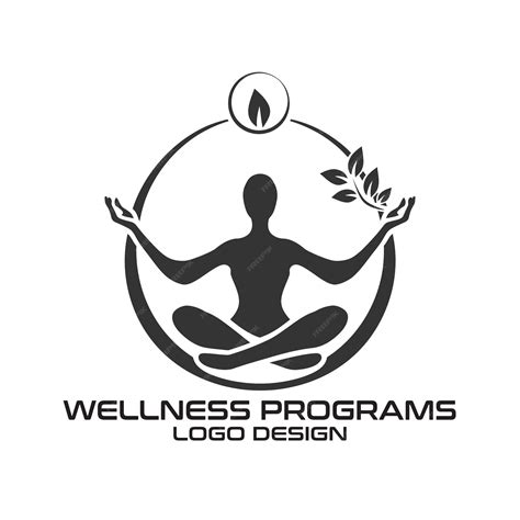 Premium Vector Wellness Programs Vector Logo Design