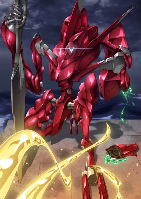 Gamiani Zero Soukyuu No Fafner Visor Highres Alien Festum Glowing